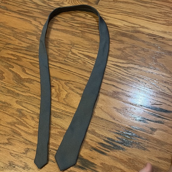 next | Accessories | Next Tailoring Mens Gray And Black Tie | Poshmark